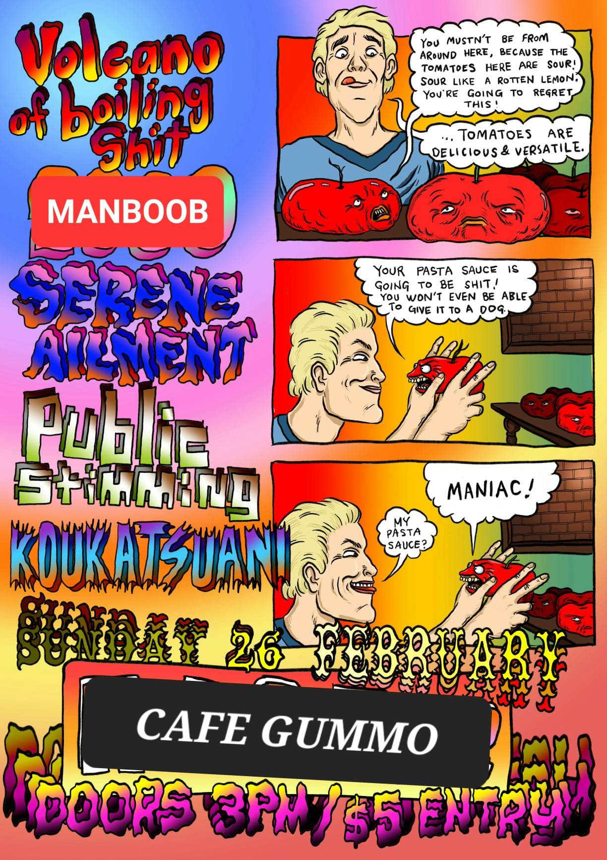 V.o.B.S. venue change! – LET'S NOISE!